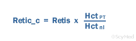 Reticulocyte Count, Corrected Equation Page :: MediCalculator ...