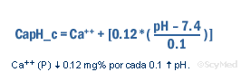 Calcio-pH Corrección Ecuación :: MediCalculator ::: ScyMed